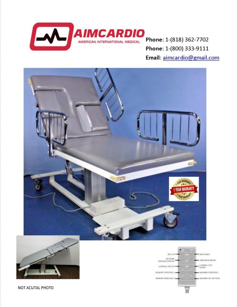 Medical Position Echo Bed, Stress Echo Beds With Control, Echo Tables ...
