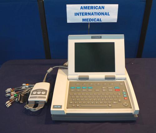 GE MAC 5000 ST Stress System - EKG ECG STRESS - CAM 14 & Leads